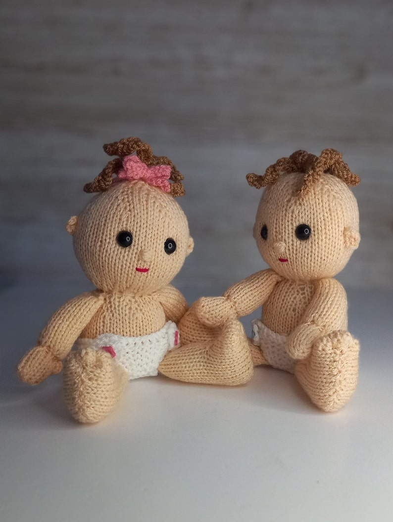 Betsy and Ben Baby Dolls Instant Download Knitting Pattern - Etsy UK