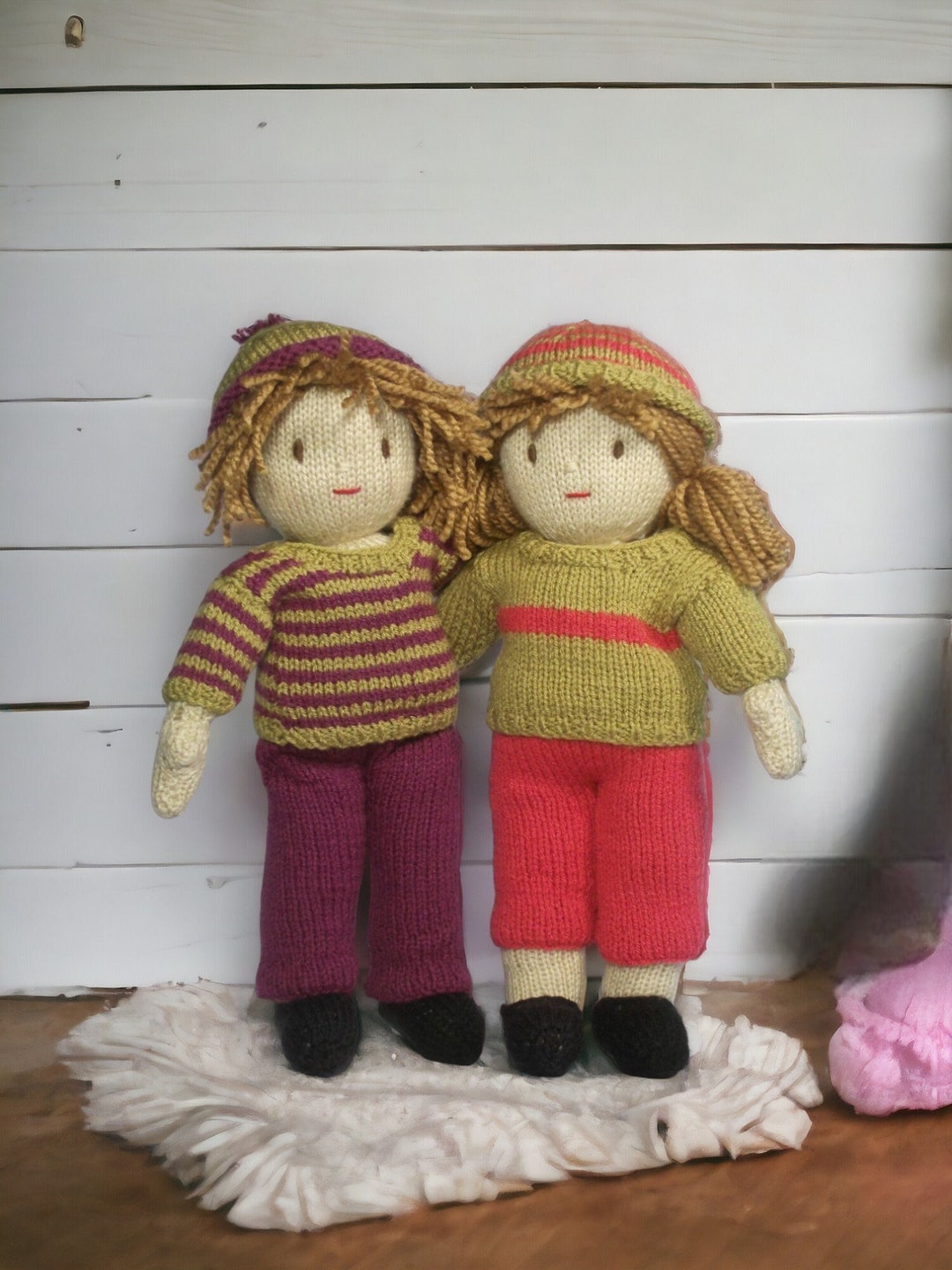 Jesse and Josie Doll Knitting Pattern Instant Download - Etsy