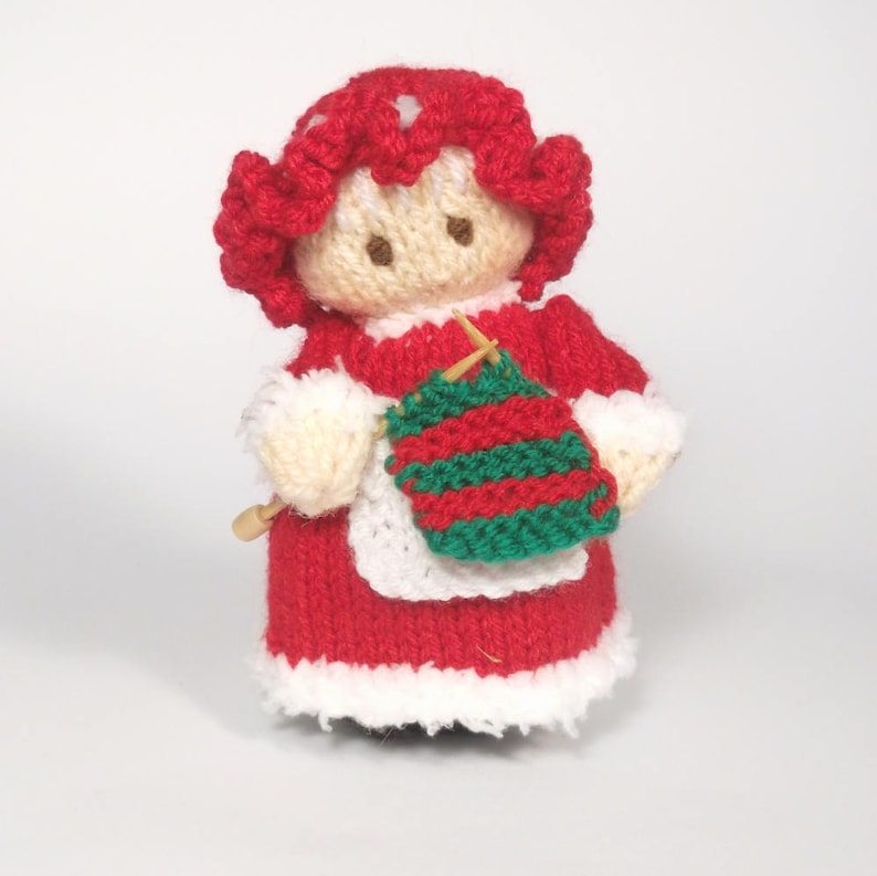Santa and Mrs Claus Christmas Dolls Knitting Pattern Instant - Etsy