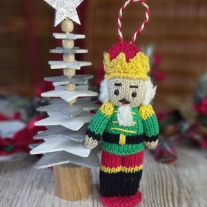 Christmas Nutcracker Doll Decoration , Toy Knitting Pattern Instant ...