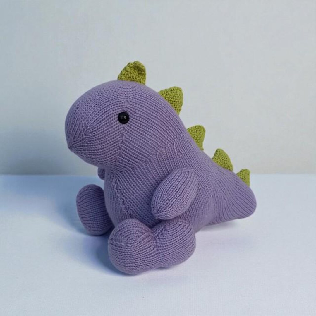 Baby Stegosaurus Printed Knitting Pattern - Etsy