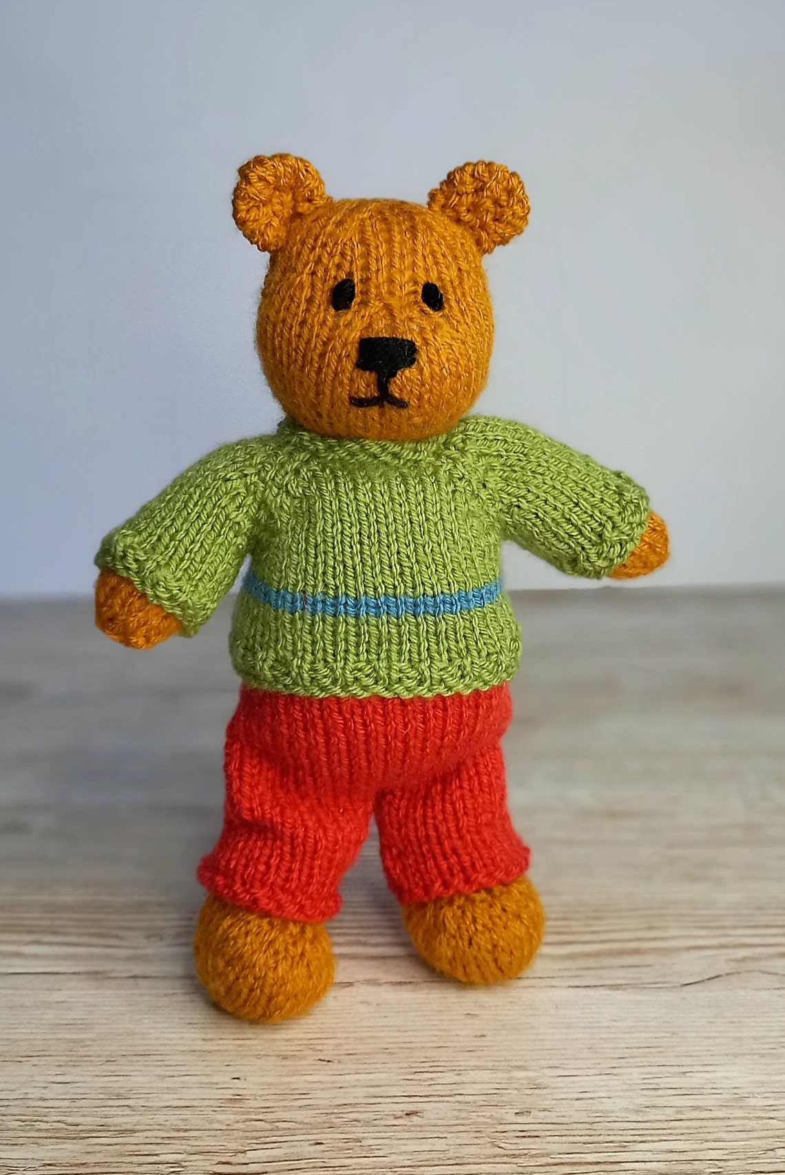 Bitsy Teddy Bears Knitting Pattern Instant Download - Etsy