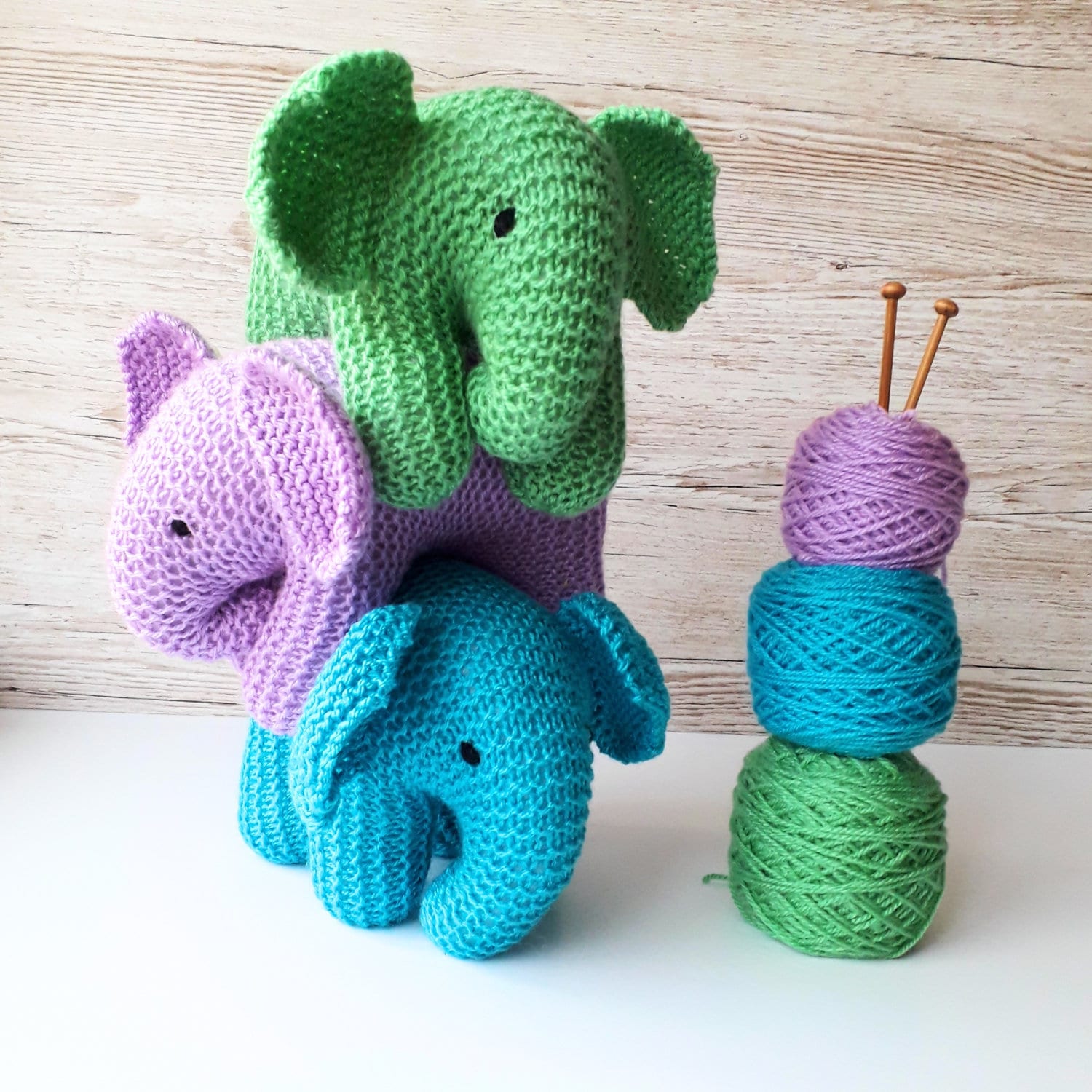 Baby Elephant Knitting Pattern Instant Download - Etsy UK