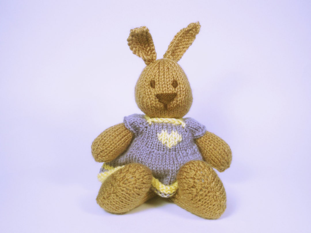 Bunny Doll Knitting Pattern Instant Download - Etsy
