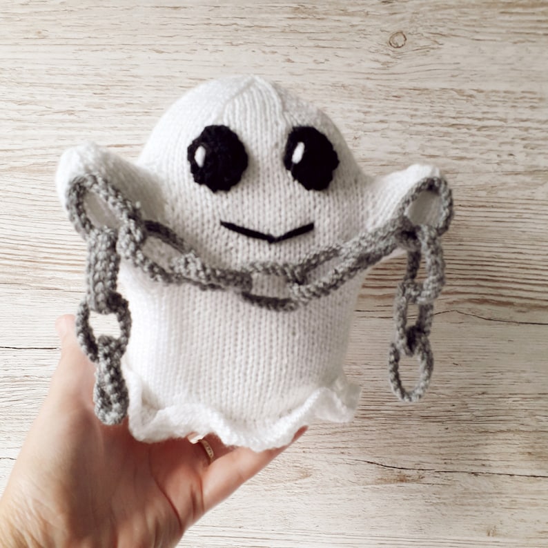 Happy Halloween Ghosts Knitting Pattern | Etsy
