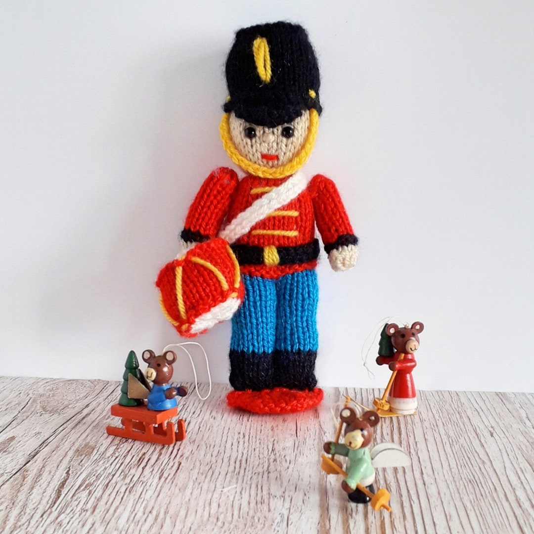 Toy Soldier, Christmas Decoration, Knitting Pattern Instant Download - Etsy