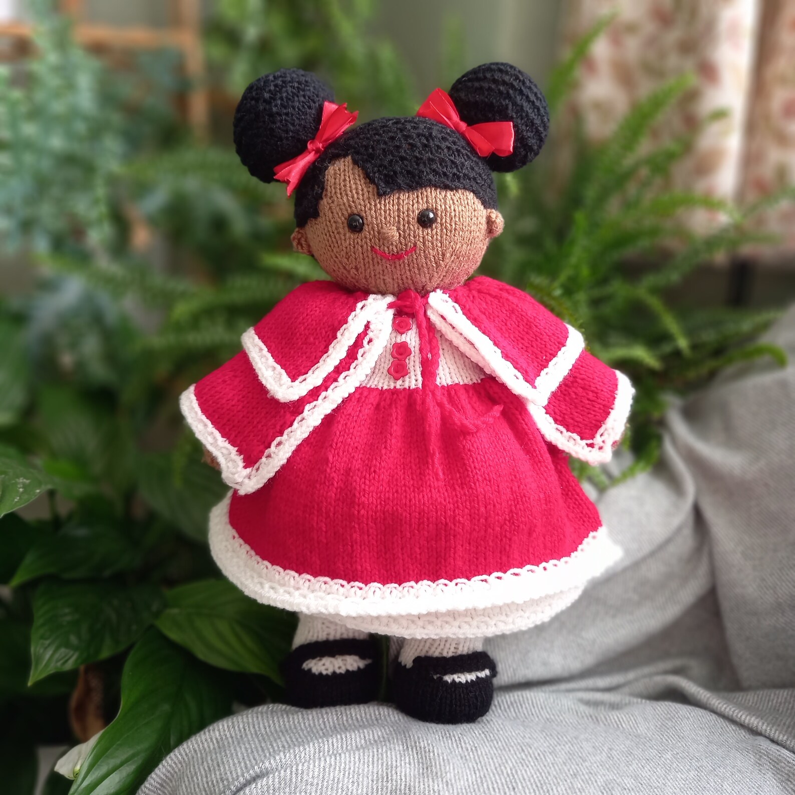 Christmas Lilly and May Dolls Knitting Pattern Instant - Etsy
