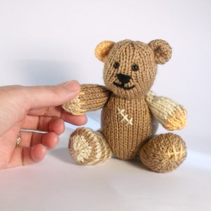 Well-loved Teddy Bear Knitting Pattern Instant Download - Etsy UK