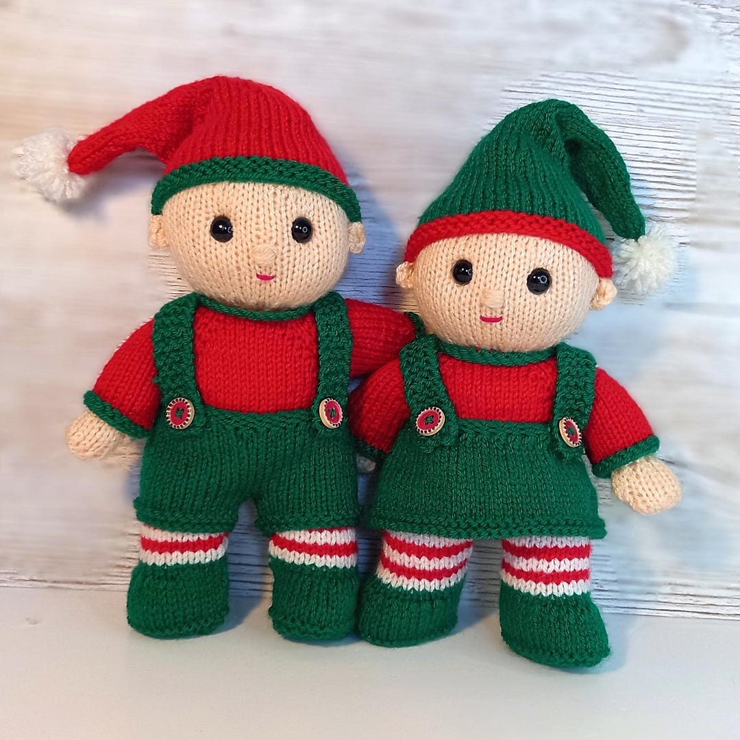 Betsy and Ben Elf Costume Set Instant Download Knitting Pattern - Etsy
