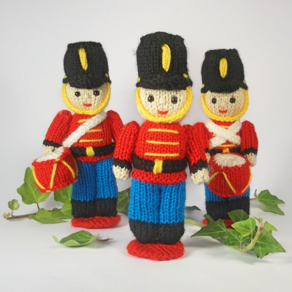 Toy Soldier, Christmas Decoration, Knitting Pattern Instant Download ...