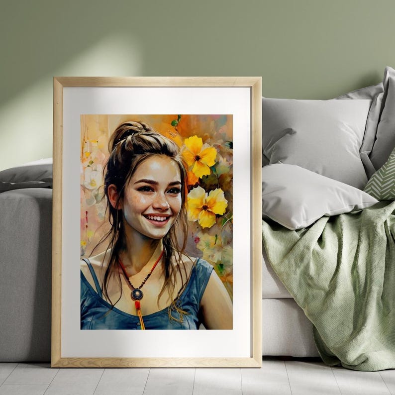 Custom Digital Portraits the Perfect Gift, Custom Illustration ...