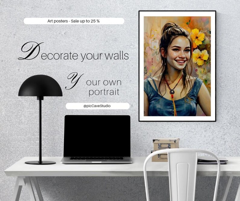 Custom Digital Portraits the Perfect Gift, Custom Illustration ...