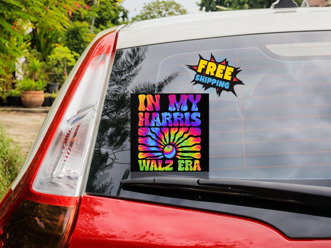 Harris Walz Bumper Sticker, in My Harris Walz Era Bumper Sticker ...