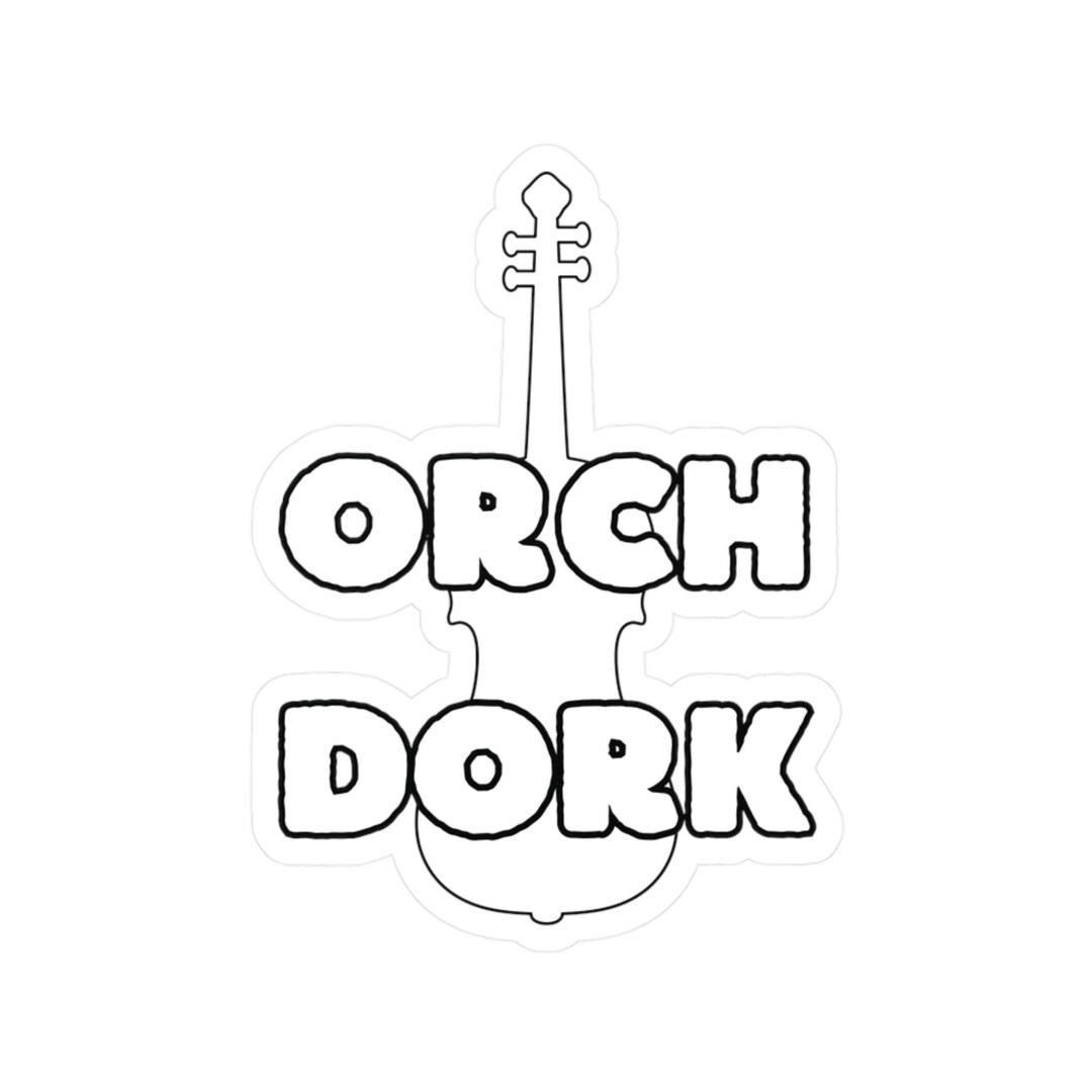 Orch Dork Kiss-cut Vinyl Decal - Etsy