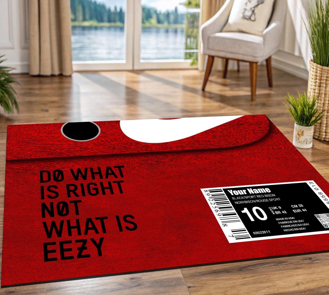 Oversize Rug, Street Fashion,do What is Right Not What İs Eezy ...