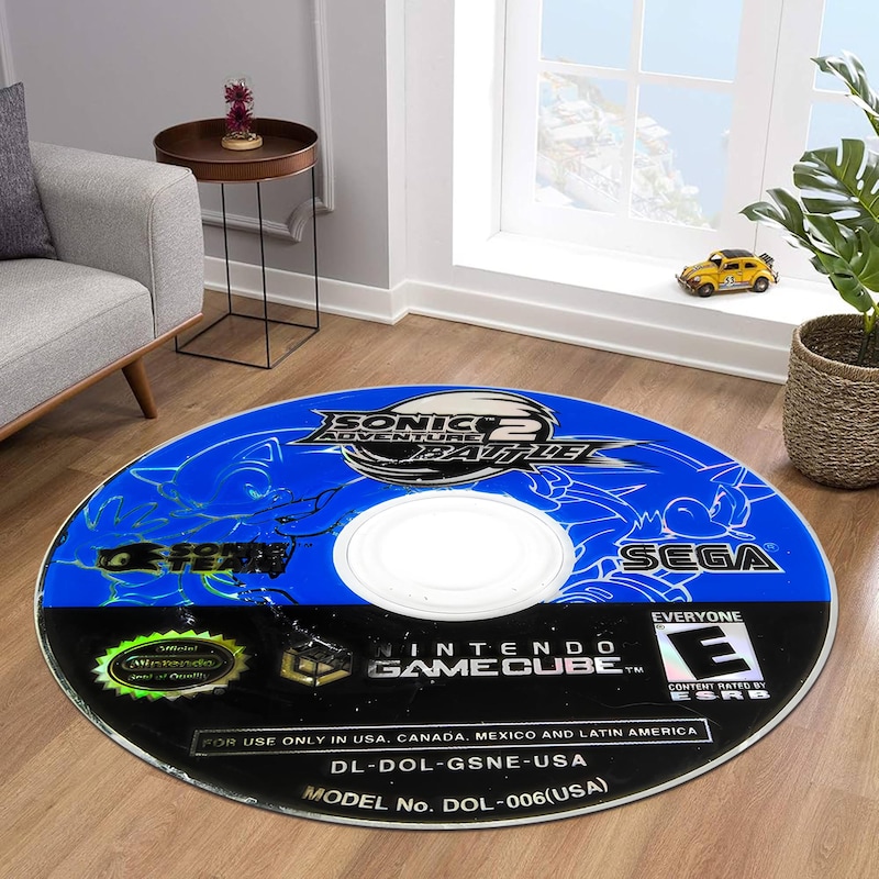 Game Disc Rug - Etsy