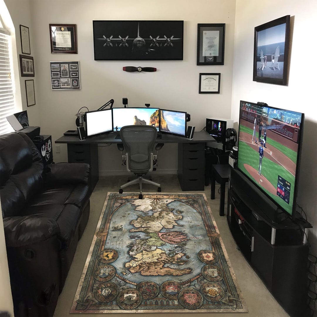 Map Rug, Game Room Rug, Gamer Rug, Game Map Rug, Popular Game Cover ...