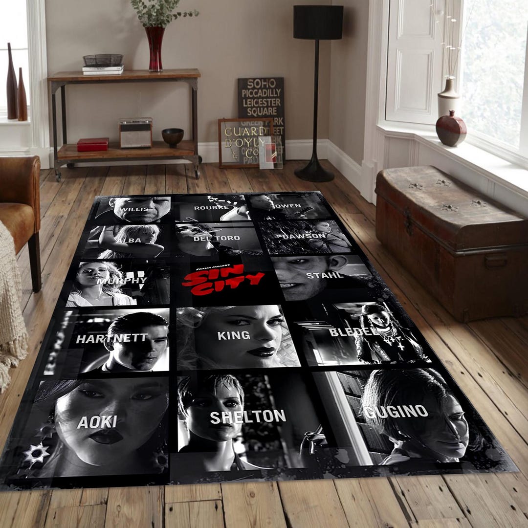 Popular Poster Rug, Movie Rug, Living Room Rug, Movie Poster ...