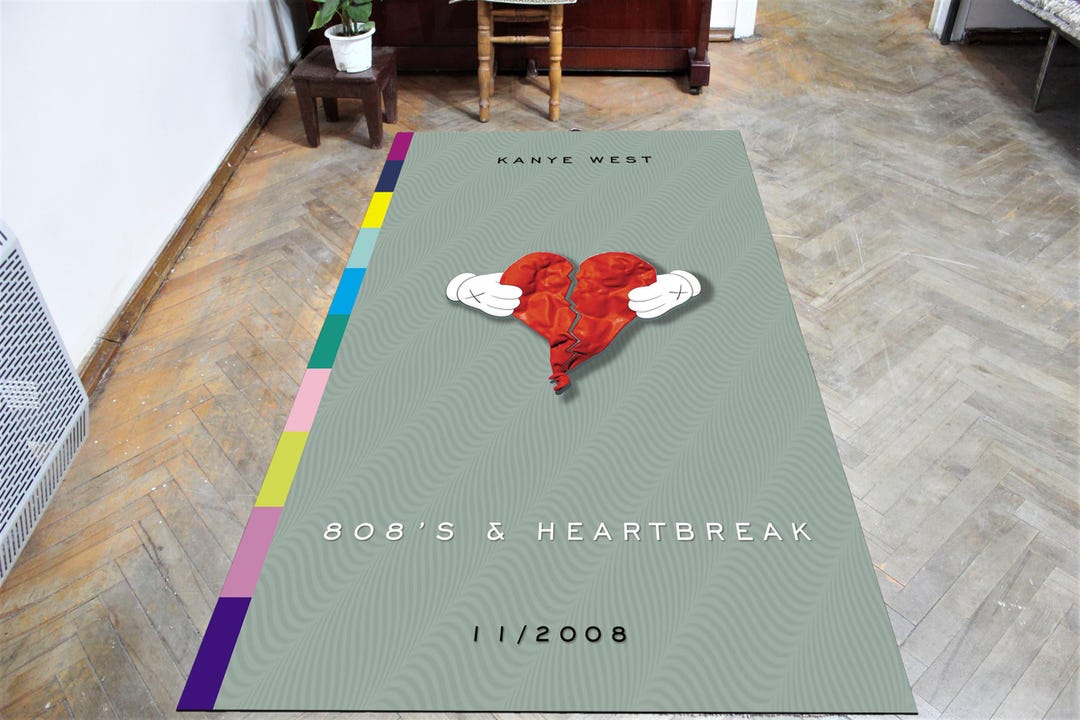 Kanye West,album Cover Rug,kanye West Rug,musıc Rug,colorful Rug,custom ...