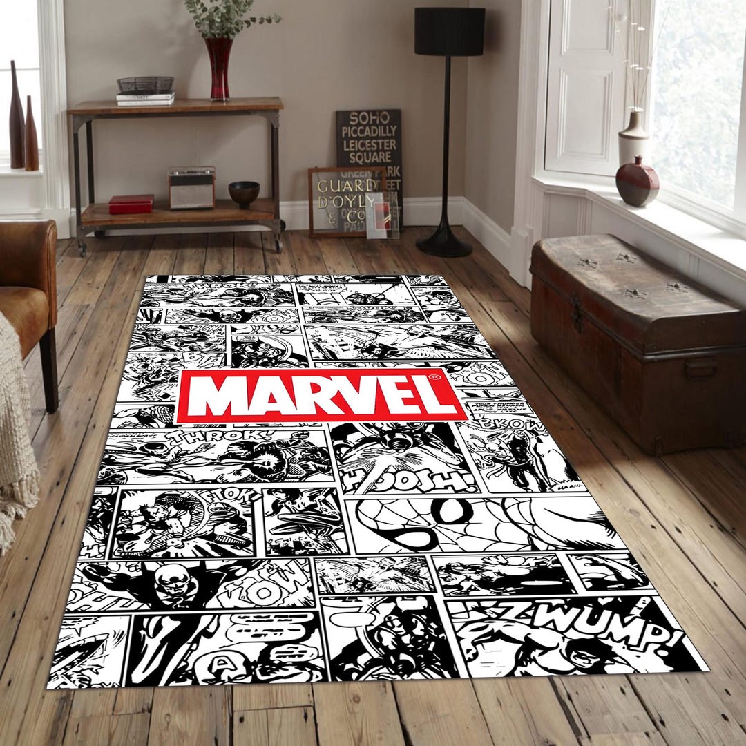 Customize Marvel Rug,superhero Rug,personalize Rug,movie Rug,popular ...