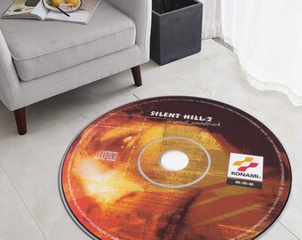 Cd Rug,gifts for Gamers,round Rug,player Decor,cd Cover Rug,game Room ...