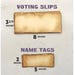 Voting Parchment Slips & Name Tags - Etsy