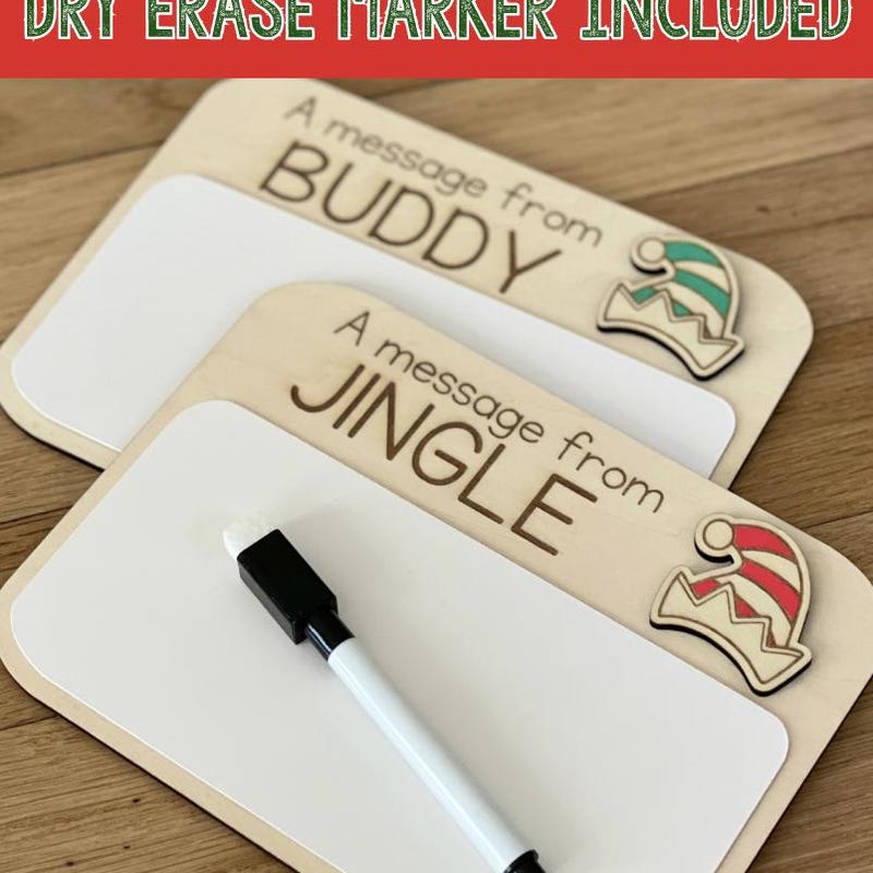 Christmas Dry Erase Board Ideas - Etsy