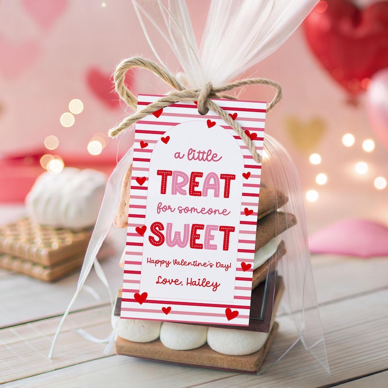 Valentines Day Treats Tag - Etsy