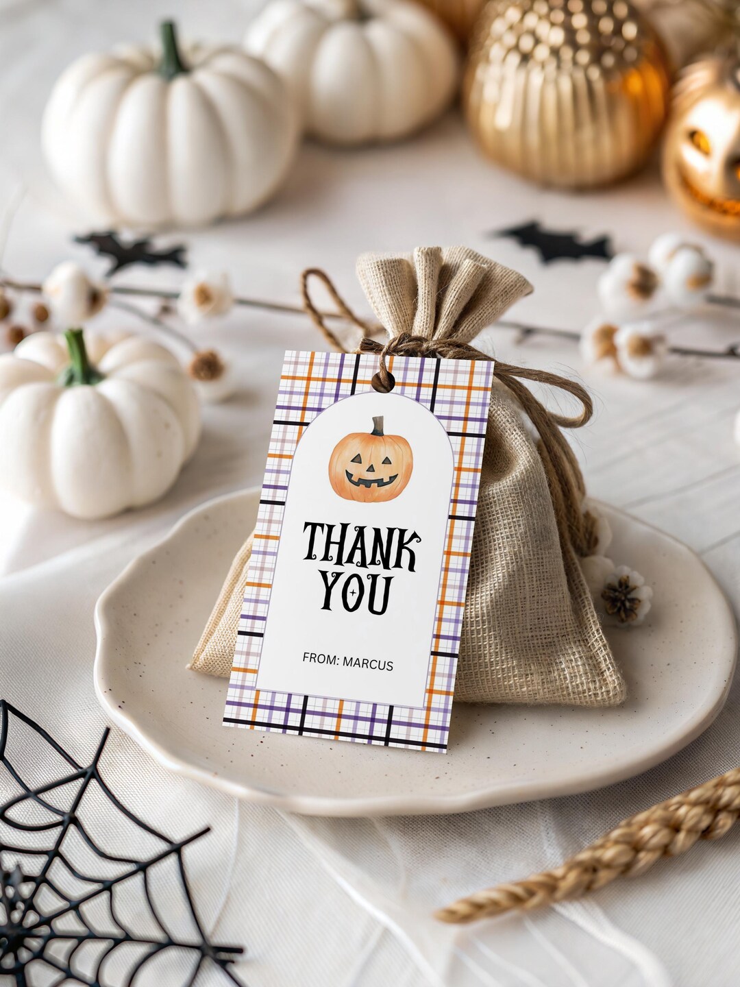 Editable Trick or Treat Favor Tags Happy Halloween Tags Thank You Gift ...