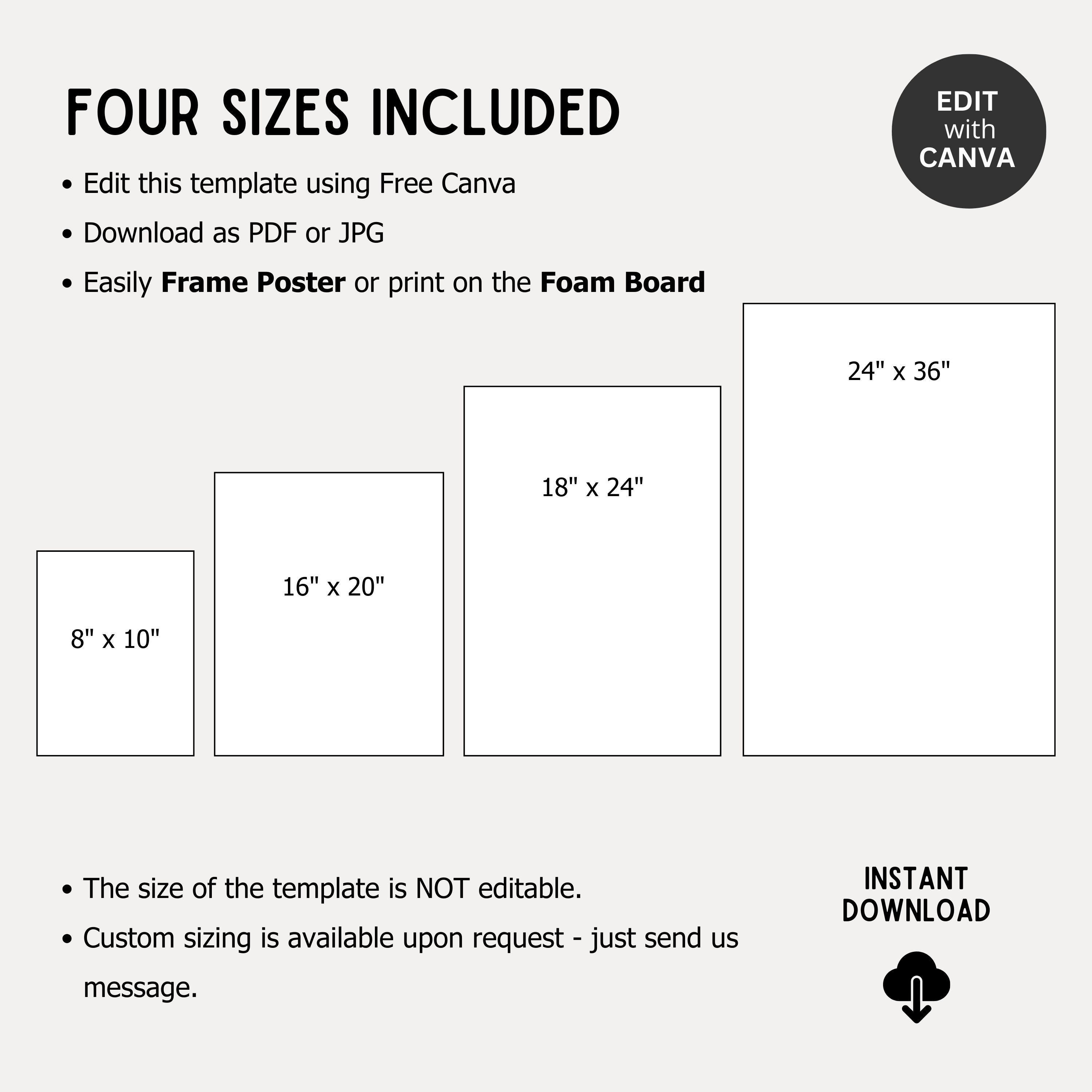 Editable Welcome Sign for Camp Bachelorette Party Theme, Welcome Sign ...