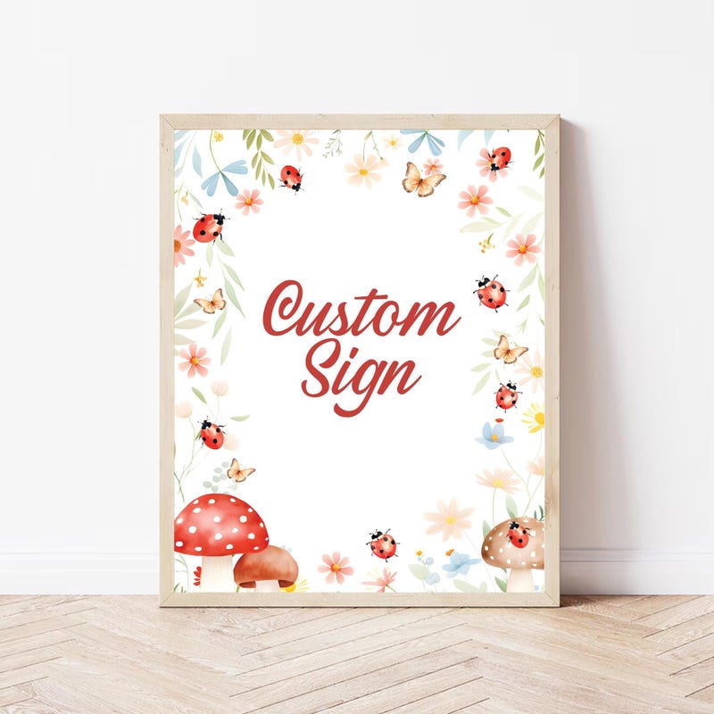 Ladybug Banner - Etsy