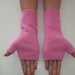 Light Pink Fleece Fingerless Gloves, Premium Luxe - Etsy