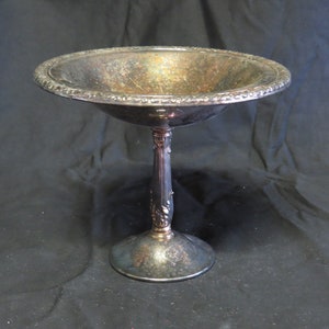 Antique Silver Candy Dish - Etsy