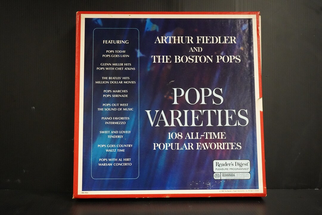 Vintage Vinyl Records Arthur Fielder & Boston Pops - Etsy