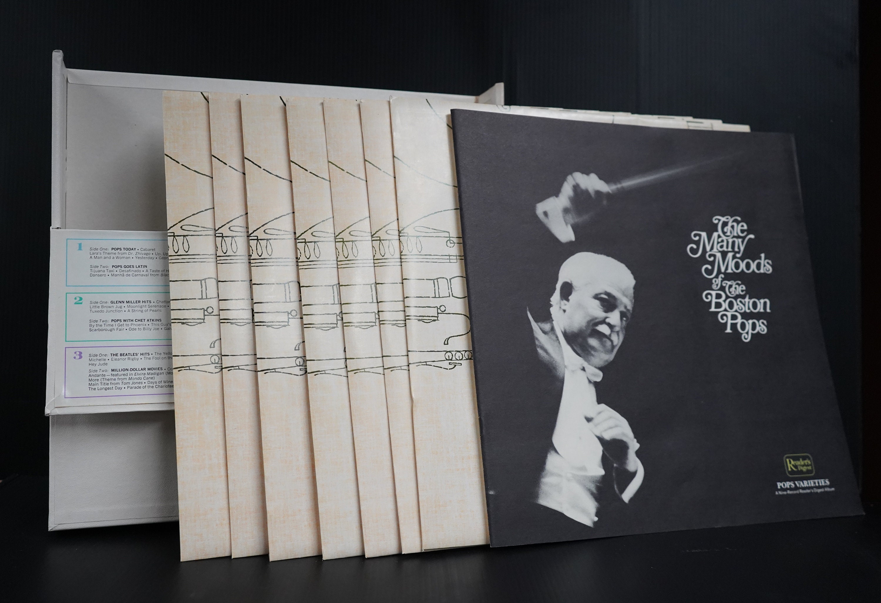 Vintage Vinyl Records Arthur Fielder & Boston Pops - Etsy