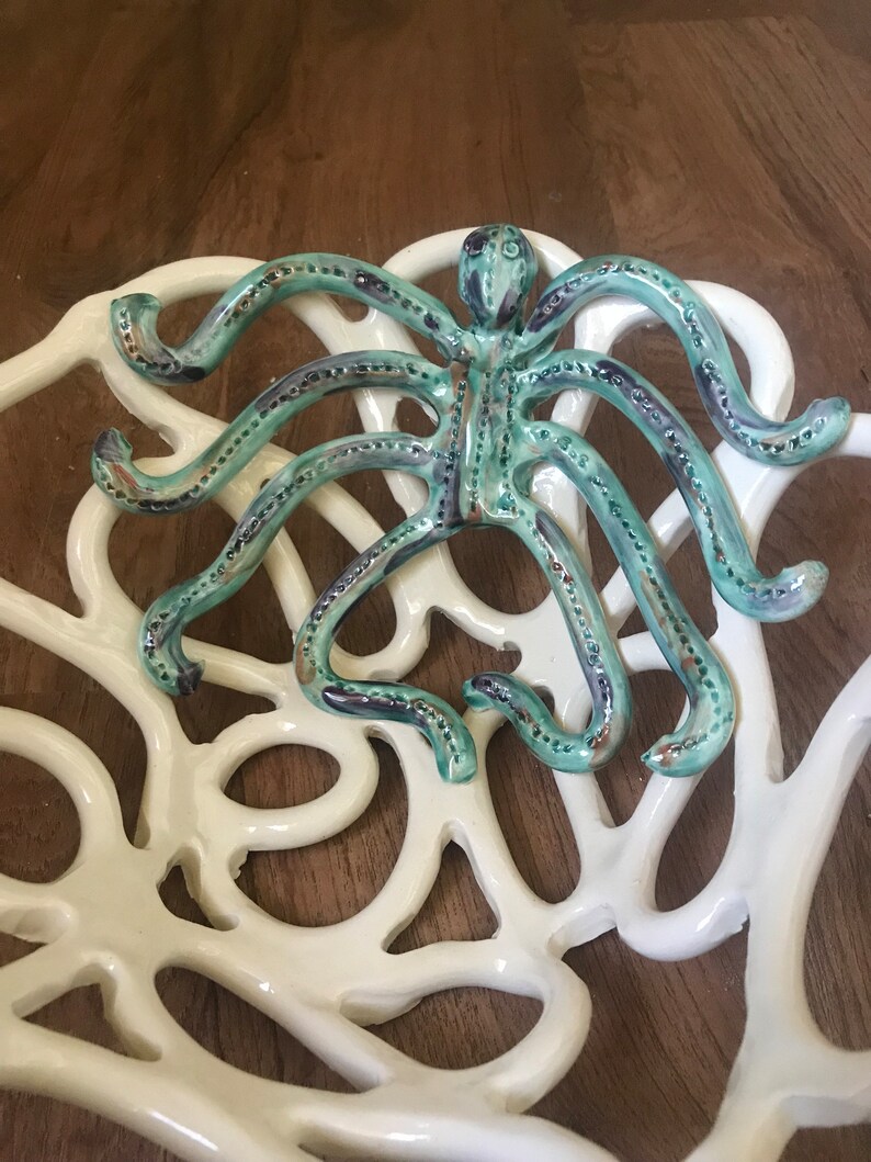 Octopus- Ceramic Bowl - Etsy