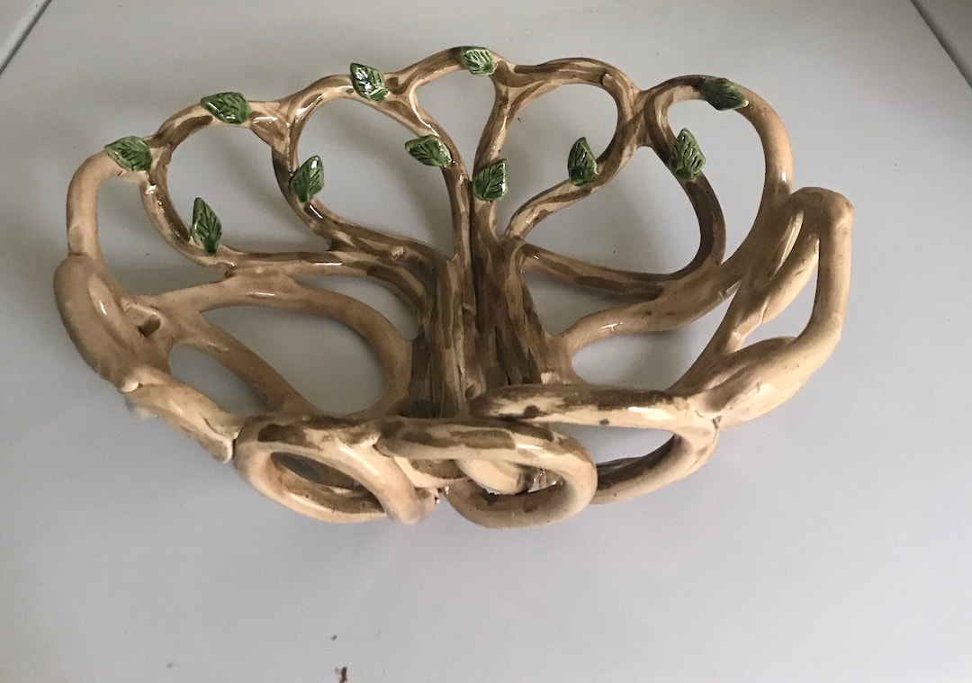 Tree of Life -handcrafted Fruit Bowl - Etsy