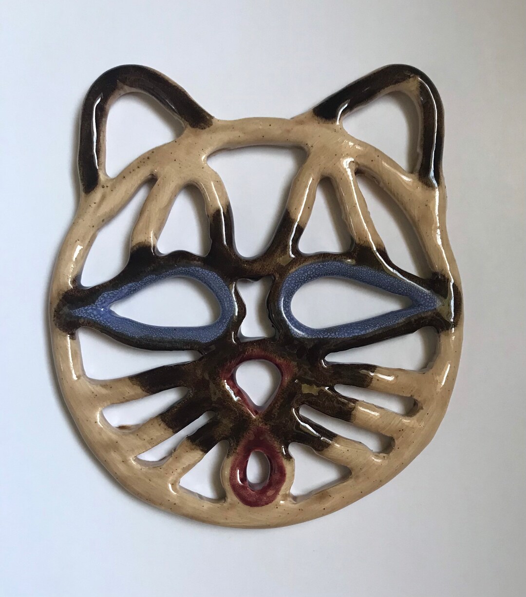 Ceramic Cat Trivet: Whimsical Kitchen Decor, Custom Cat Gift - Etsy