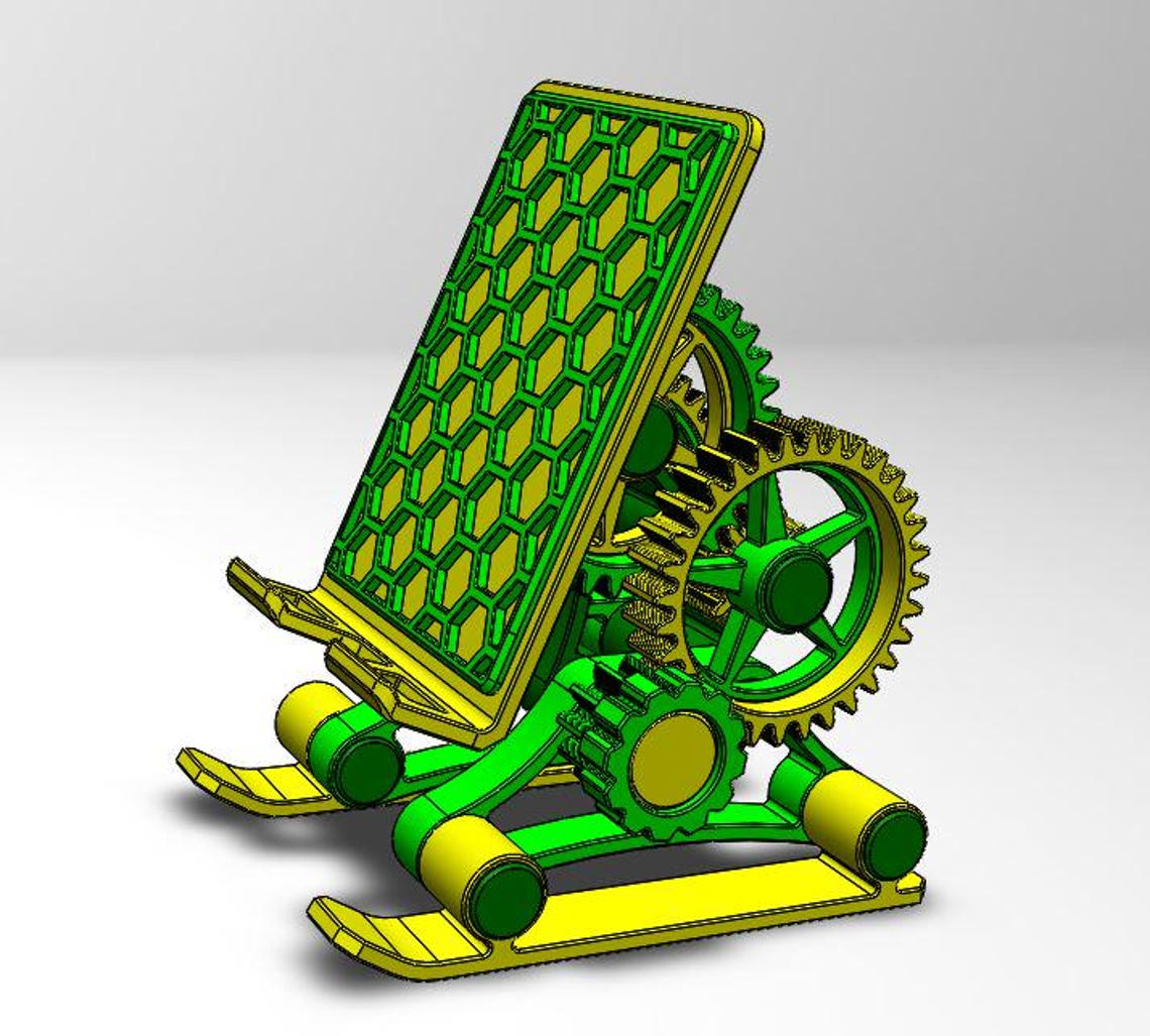 3D Print Files: Geared Adjustable Smartphone Stand (STL Files) - Etsy
