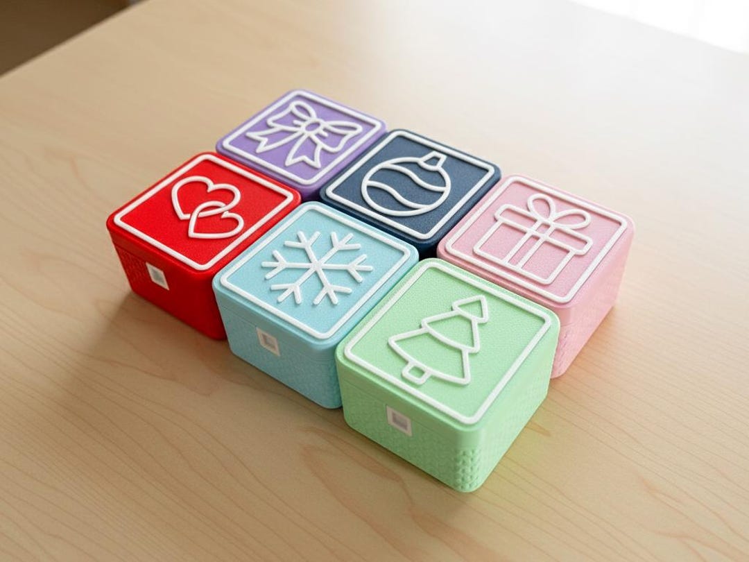 Mini Gift Boxes "holiday Mix". 6 Variations. Digital Download. Stl ...