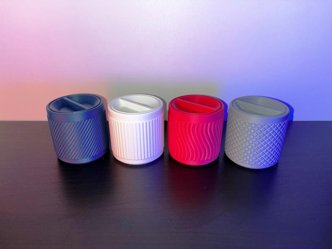 3D Printed Storage Boxes With Screw Lids - Cylindrical Container - Etsy