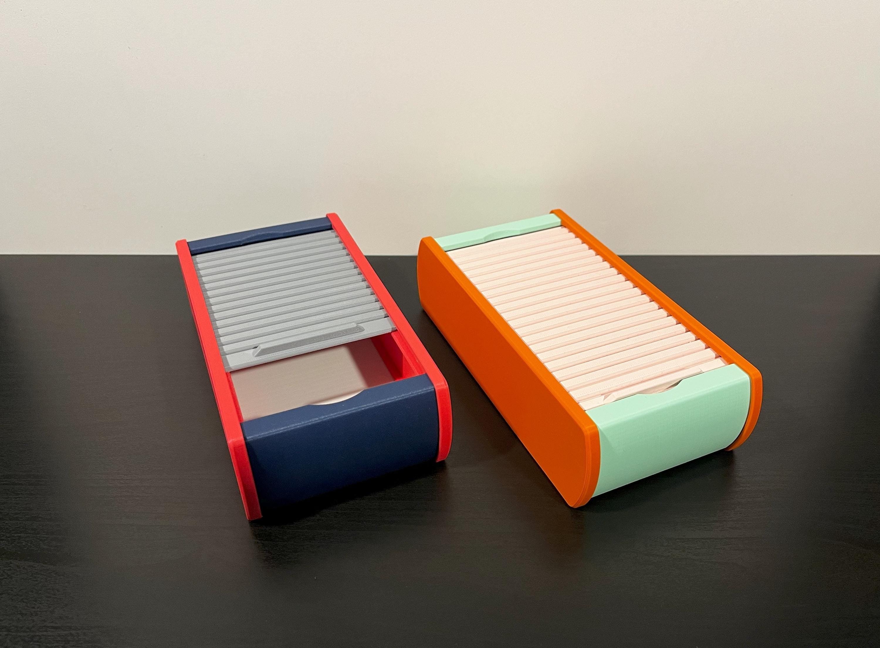 3D Printed Storage Box With Sliding Shutter Lid STL File (instant ...