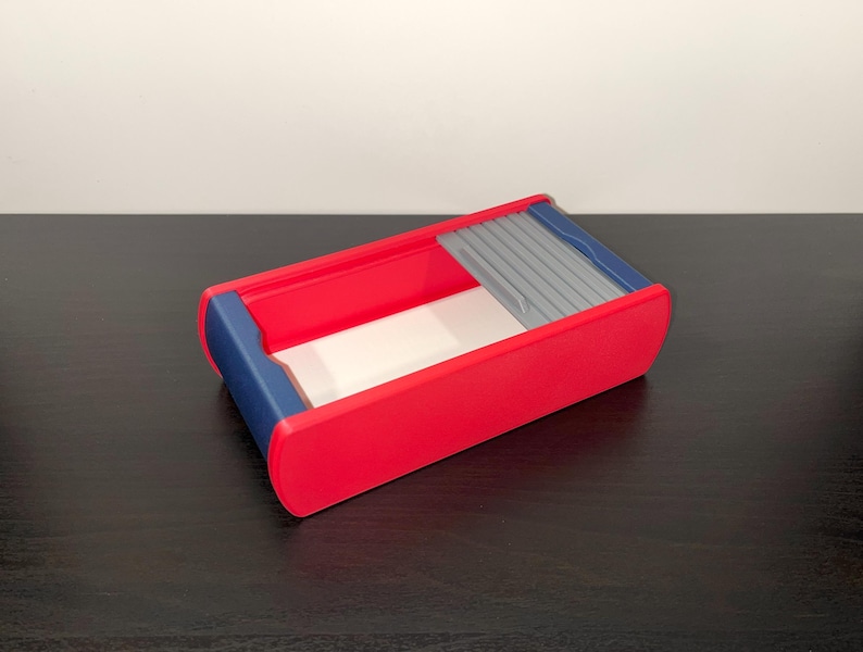 3D Printed Storage Box With Sliding Shutter Lid STL File (instant ...