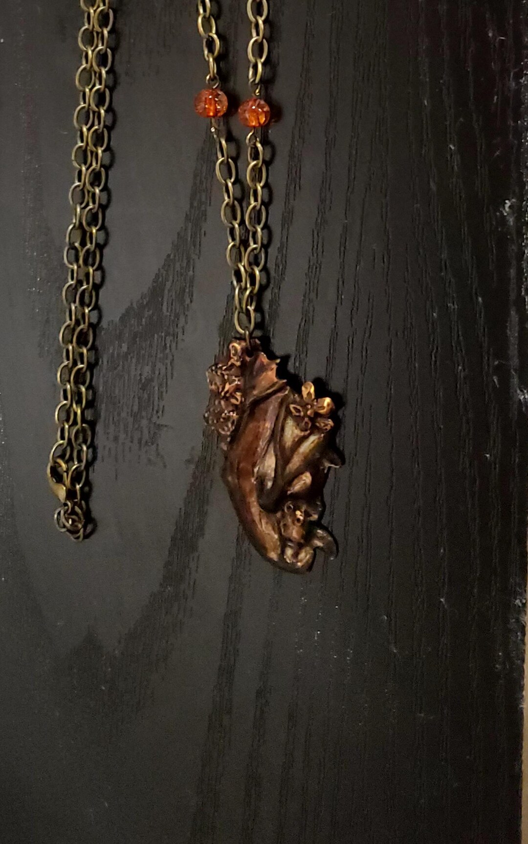 Whimsi Goth Bat Necklace - Etsy