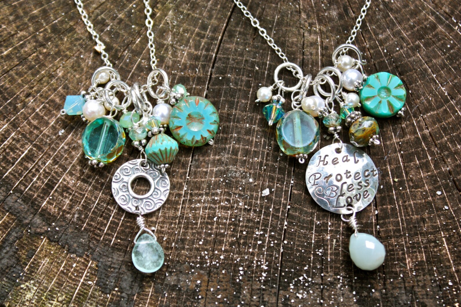 Cluster Charm Necklaces May Be Personalized - Etsy