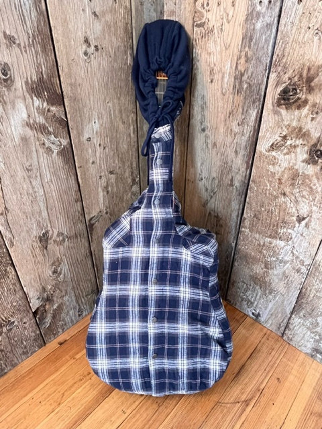Blue Plaid Cutaway Style Soft Shell Acoustic Guitar Case - Etsy