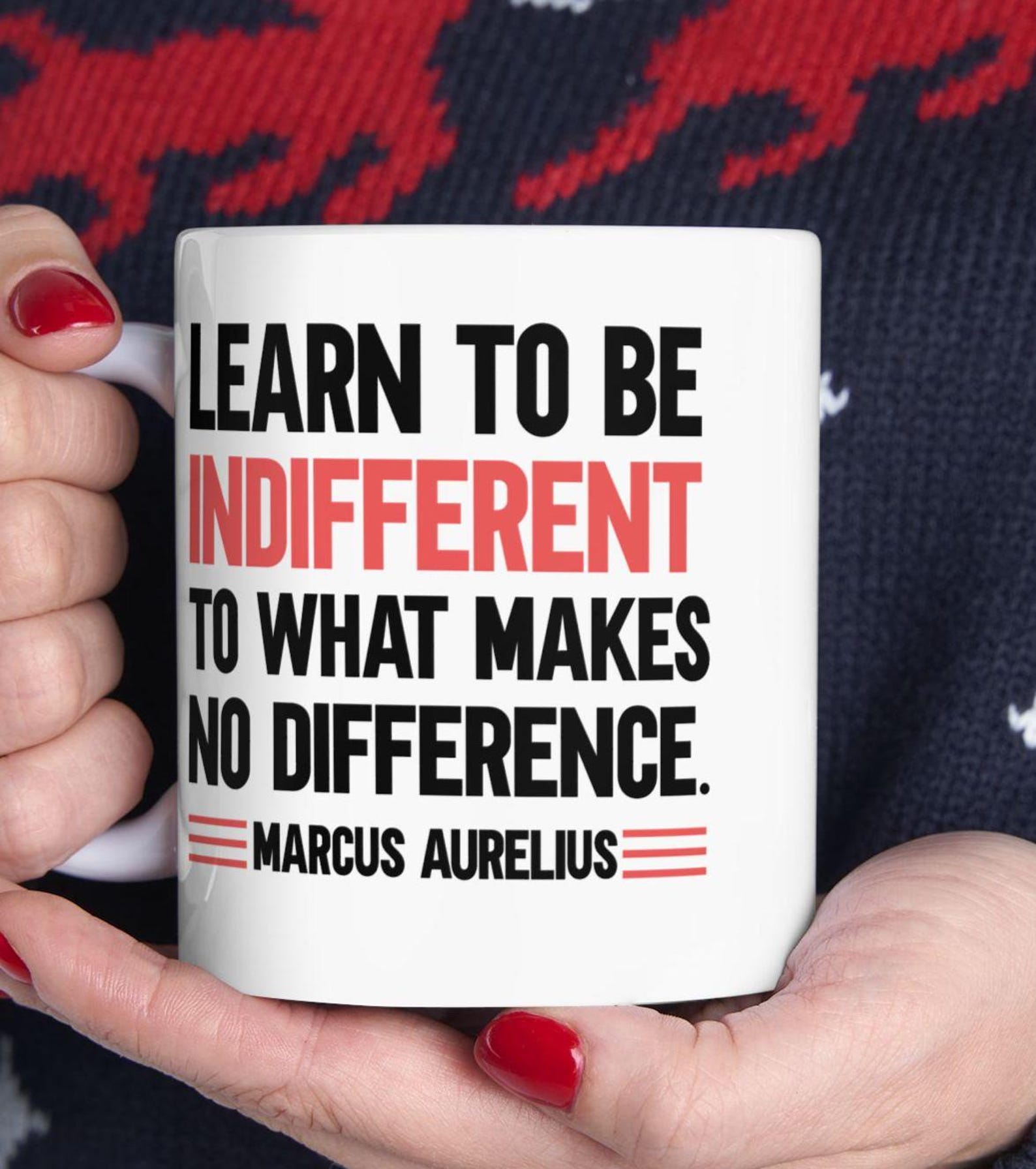 Marcus Aurelius Mug, Stoicism Gift Idea, Greek Philosophy Mug, Stoic ...