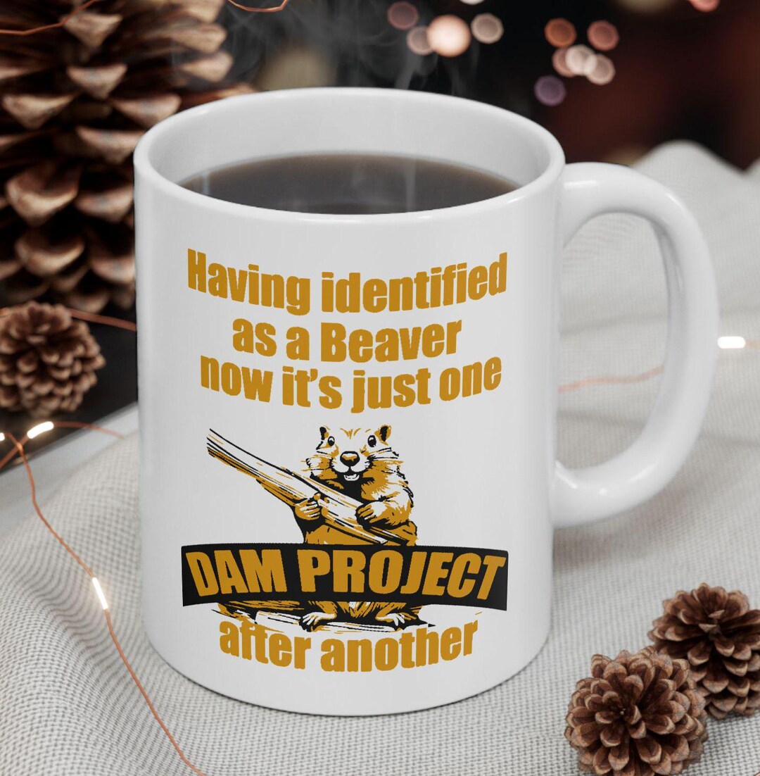 Funny Beaver Mug - Etsy