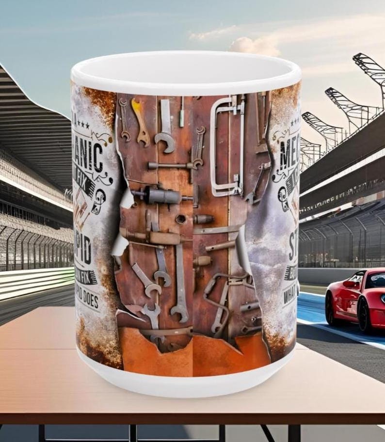 I'm a Mechanic Coffee Mug, Mechanic Coffee Mug, Auto Shop Coffee Cup ...