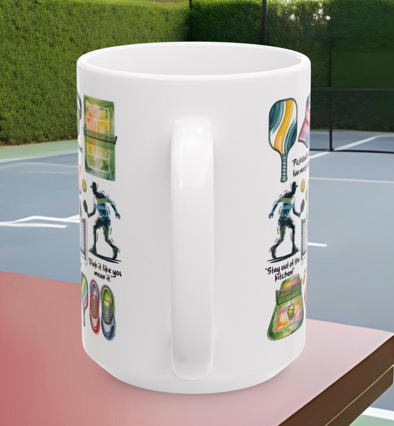 Pickleball Life Coffee Mug, Pickleball Life Coffee Cup, Pickleball ...